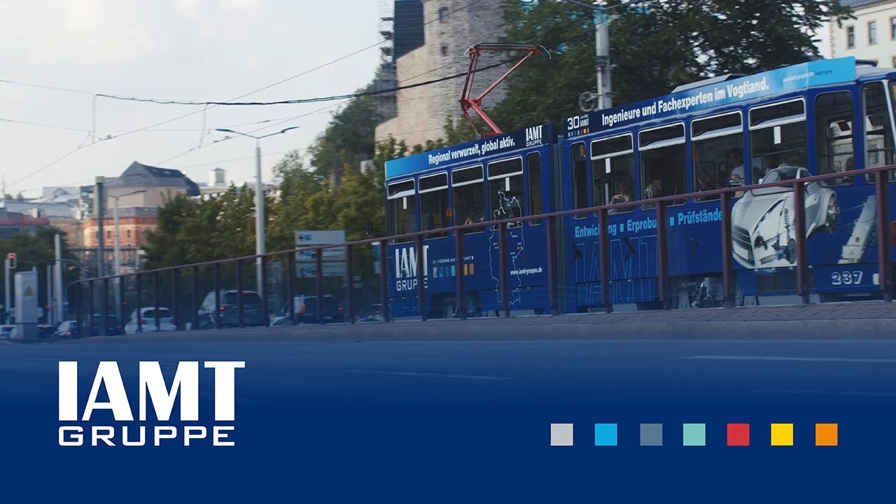 IAMT Gruppe | 30 Jahre | Straßenbahn in IAMT-Design | Plauen | Vogtland ...