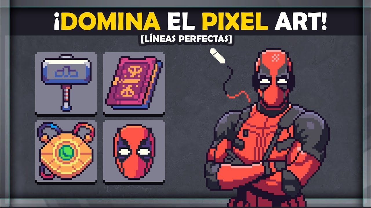 Cómo hacer pixel art - Domina las Líneas - YouTube