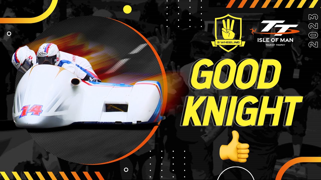 GOOD KNIGHT 👍 Dan Knight & Ben Hughes put on a show at the TT 2023 🇮🇲 ...
