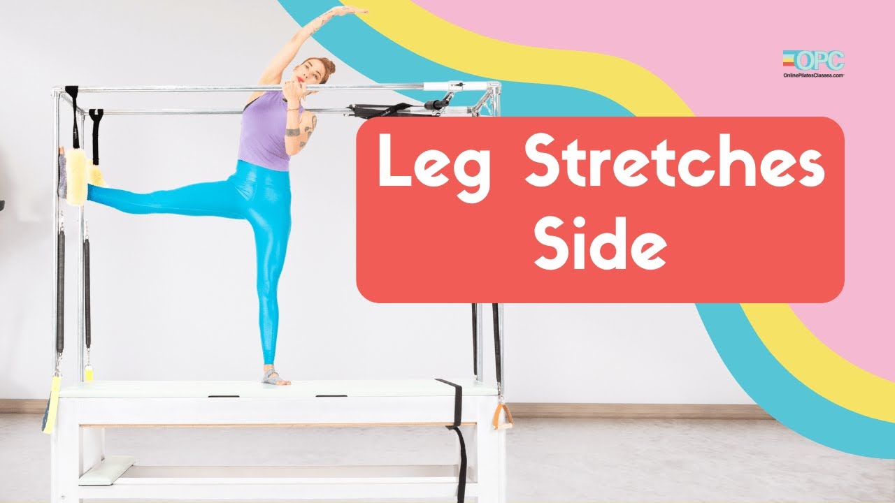 Ballet Stretches Side on the Cadillac | Online Pilates Classes - YouTube
