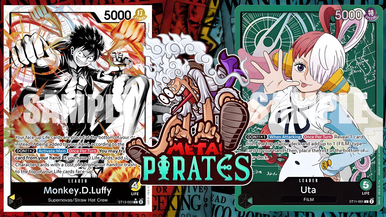 Black Yellow Luffy VS ST11 Uta | One Piece TCG | EB01 Tournament ...