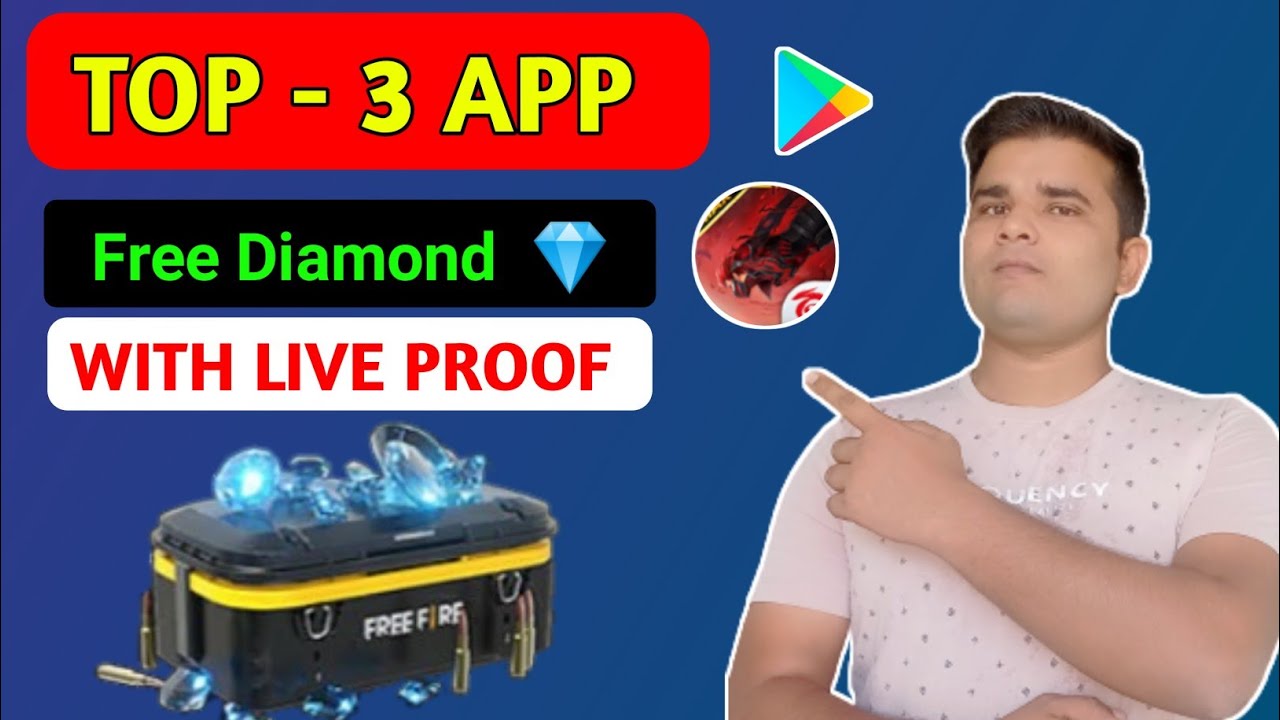 Top 3 App With Live Proof 😱 Free Fire Max Diamond App 2023 | Free Fire ...