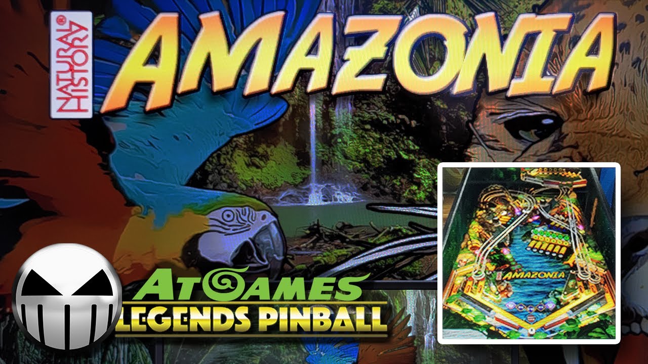 Crow Plays Amazonia (Natural History) | AtGames Legends Taito Pinball ...