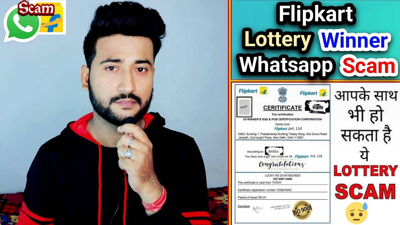 flipkart lottery car winner whatsapp message scam | flipkart lucky draw ...