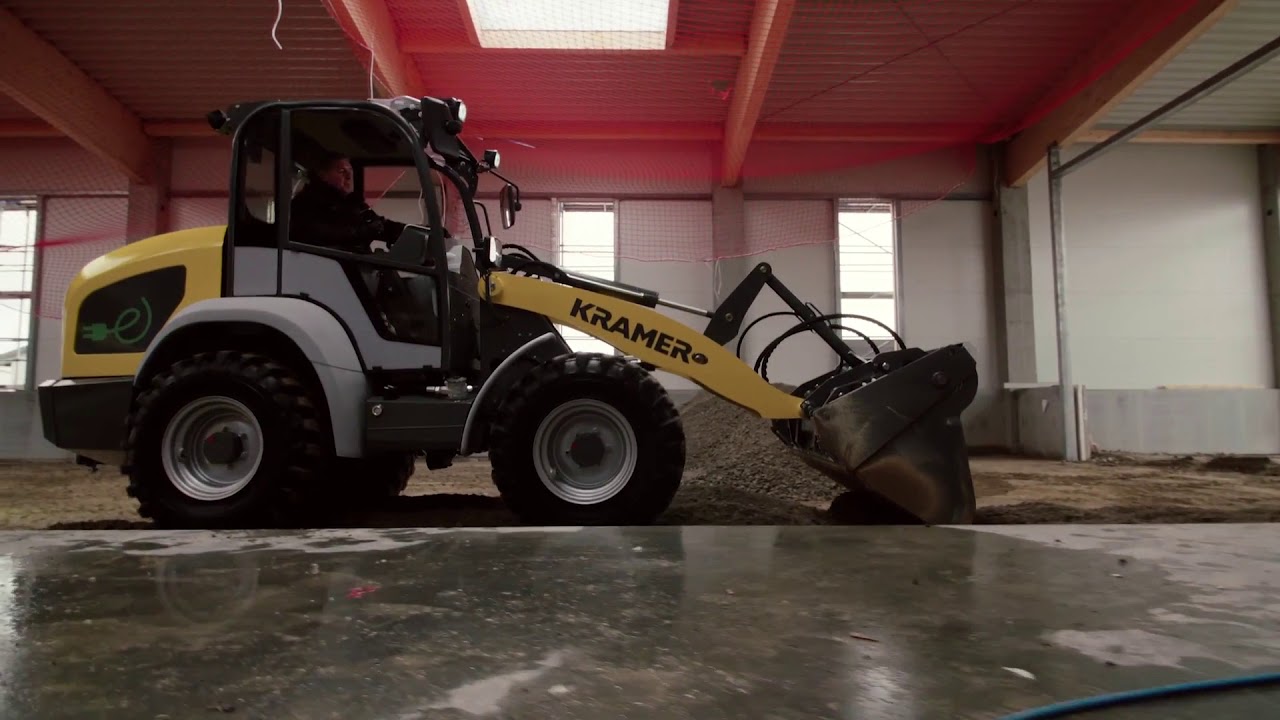 Kramer Elektro Radlader 5055e - YouTube