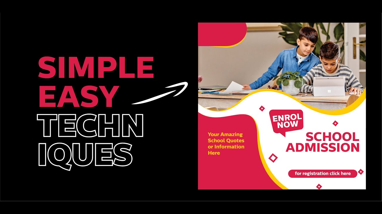 Simple Easy & Brilliant Techniques for Making Banner Design using ...