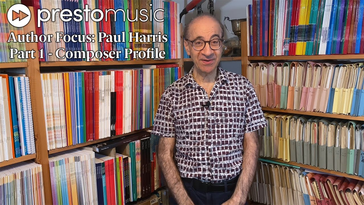 Author Focus: Paul Harris Part 1 - Composer Profile - YouTube