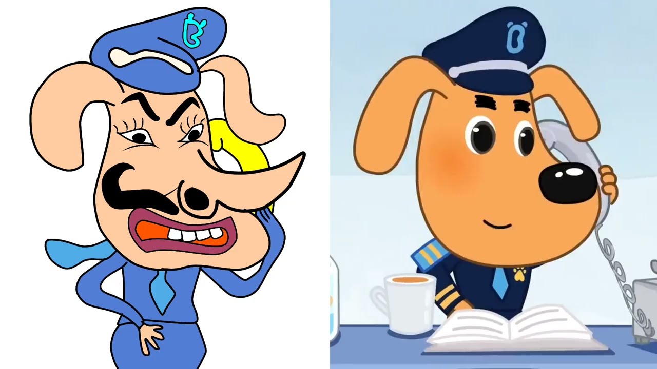 Sheriff Labrador Don't Play With Ants - Funny Drawing Meme | Sheriff ...