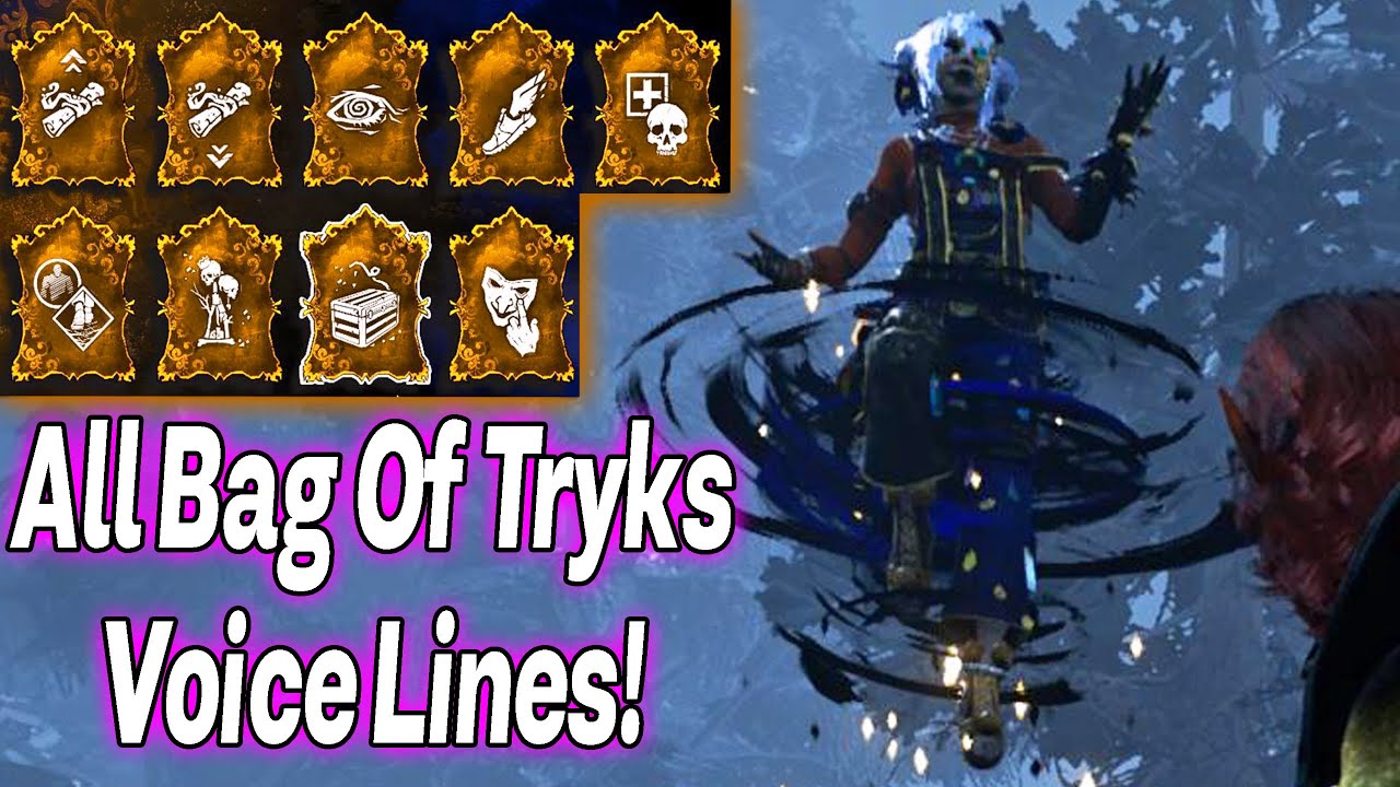 Tryks "The Mad Designer" All Bag Of Tryks Voice Lines! - YouTube
