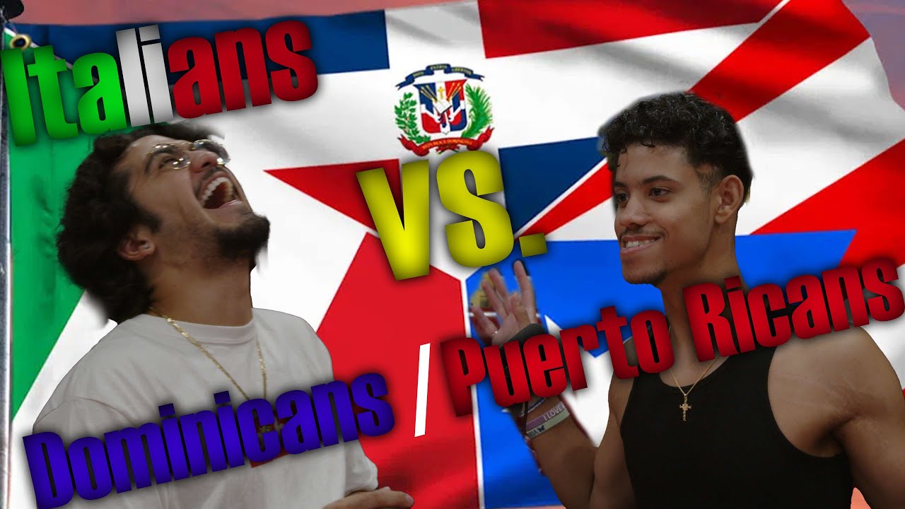 ITALIANS VS DOMINICANS AND PUERTO RICANS | Walkntalk #3 - YouTube