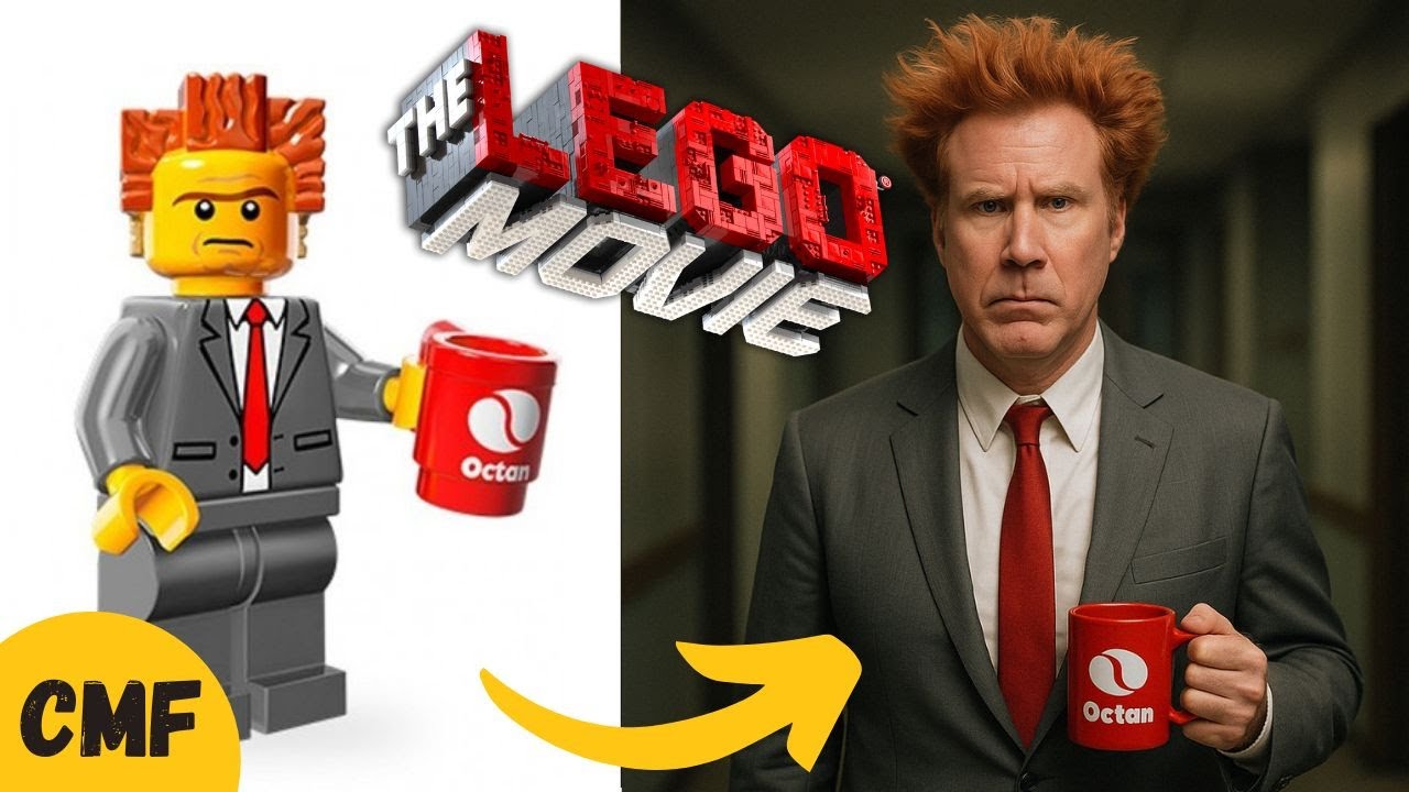 What if LEGO MOVIE Minifig were Real Life Characters - YouTube