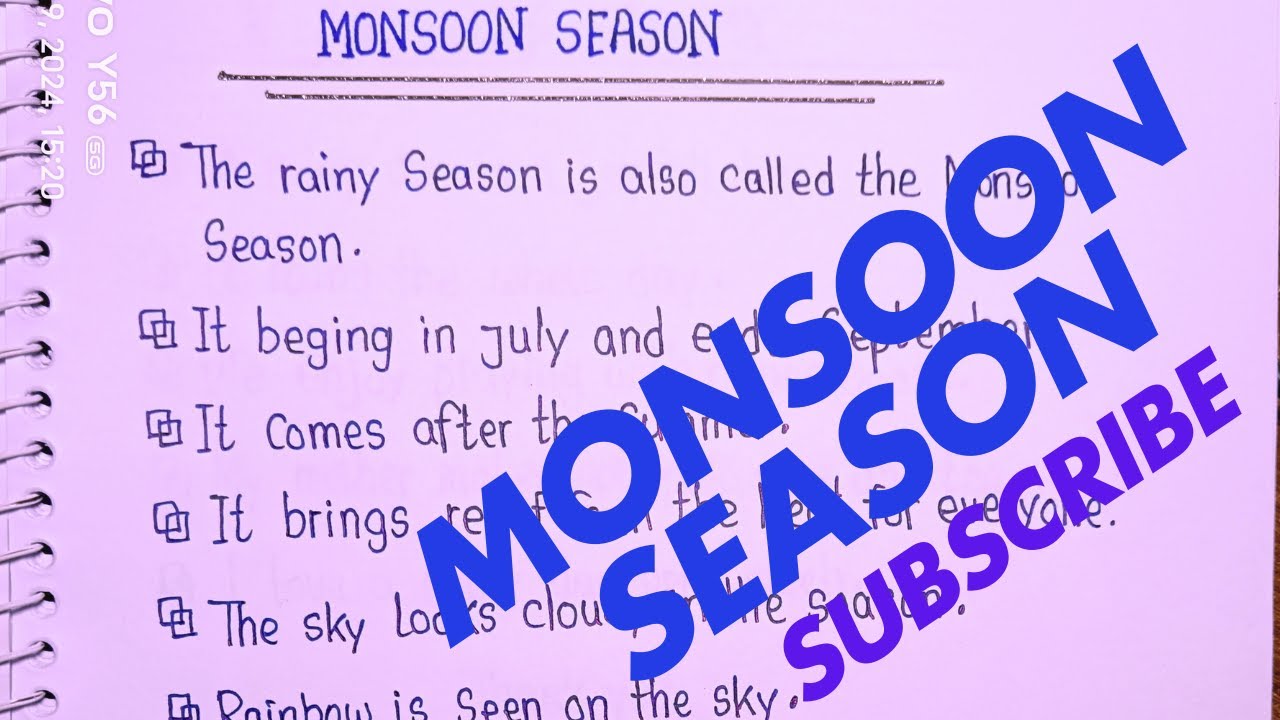 10 lines on Monsoon in English | Monsoon Season essay in English 10 ...