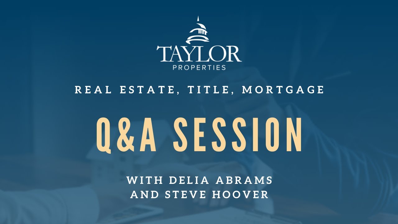 Q&A Session with Delia Abrams and BrightMLS - YouTube