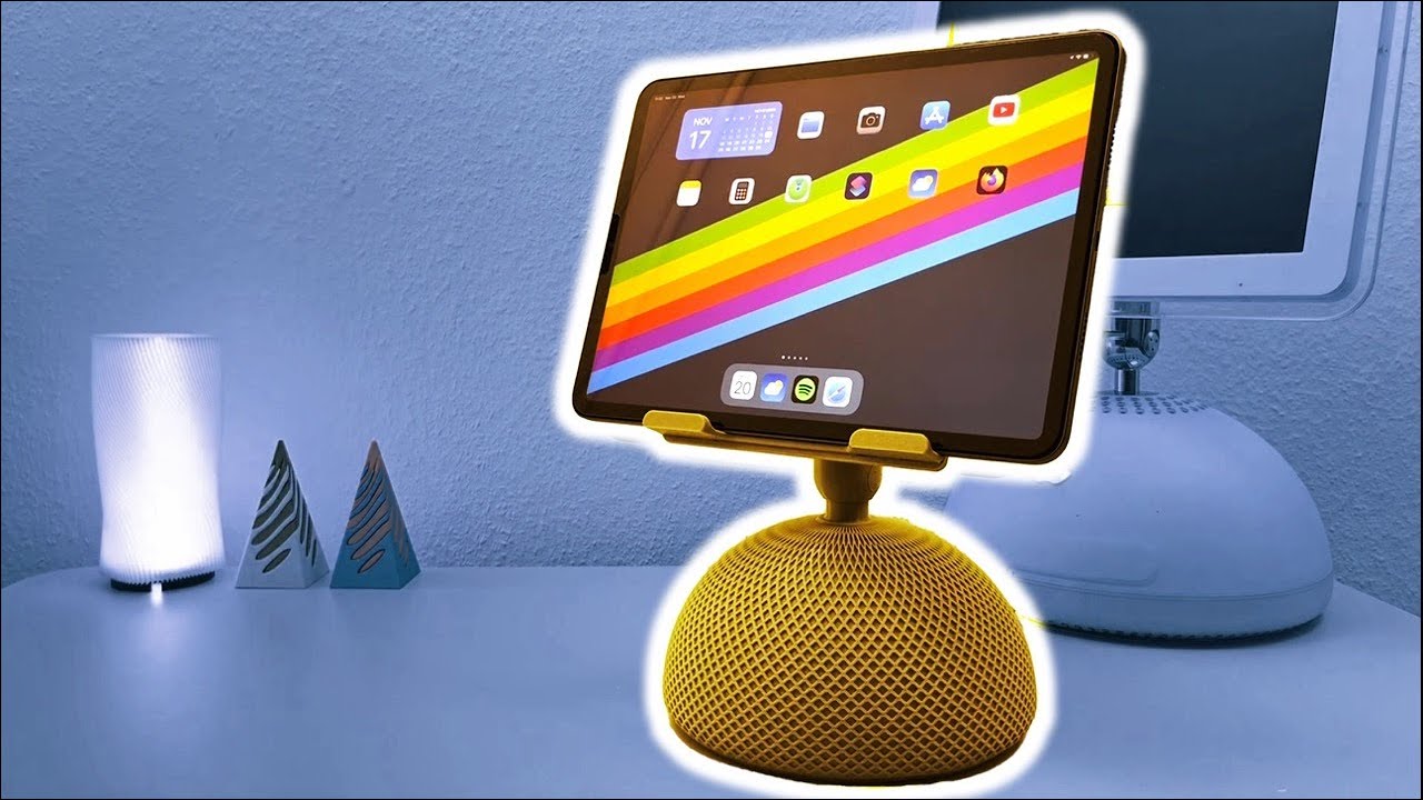 Making a Retro iPad stand (3Dprintable) - YouTube