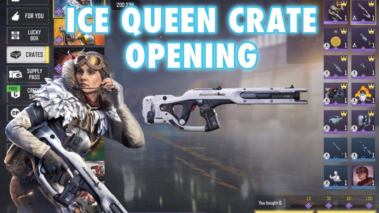 Ice Queen Crate Opening - COD Mobile - YouTube