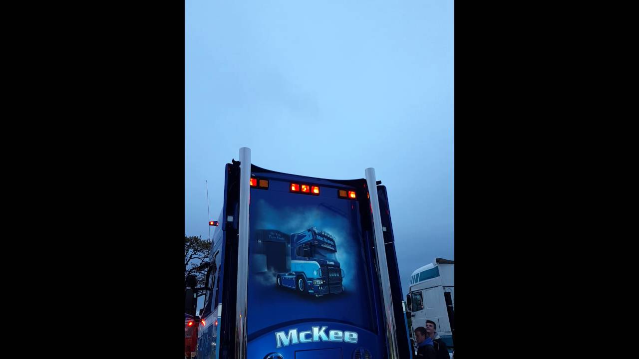 Mckee Scania 164 at truckfest Peterborough 2016 - YouTube