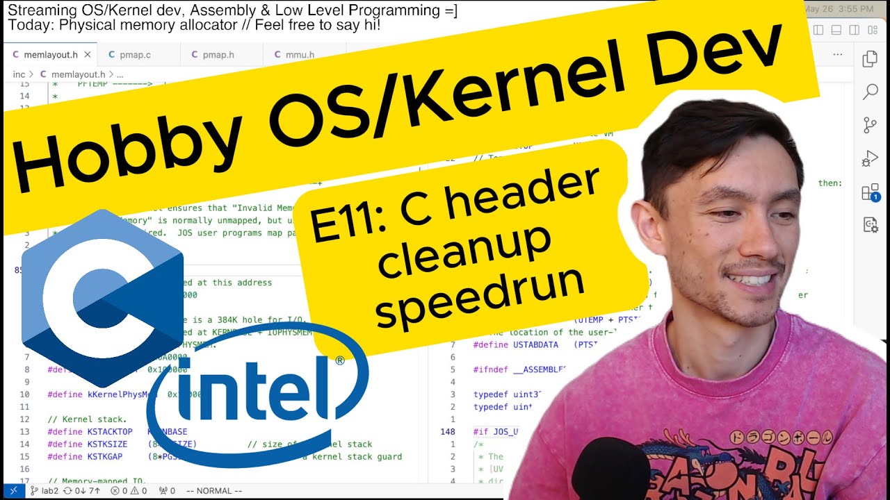 🌿 E11: Weekly kernel dev gardening: C header cleanup speedrun 🌿 - YouTube