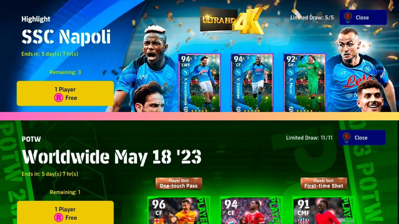 SSC Napoli Highlight Pack Opening! Epic Moments & Goals | eFootball 23 ...
