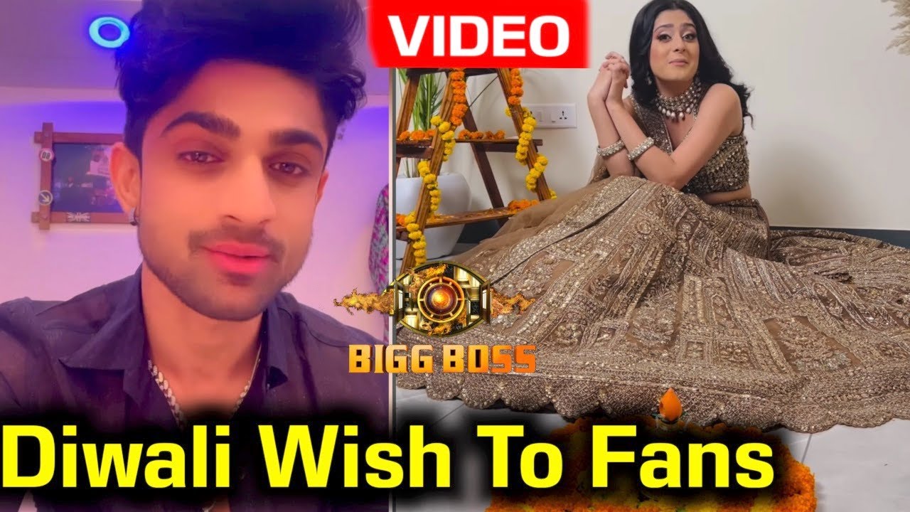 Isha Malviya Abhishek Kumar Diwali Wish To Fans | Bigg Boss 17 Isha ...