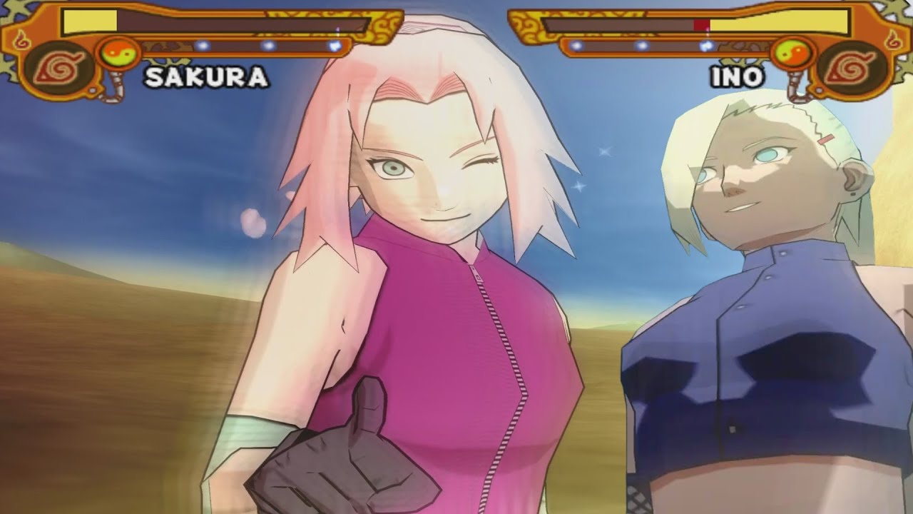 {Sakura Vs Ino} Naruto Shippuden Ultimate Ninja 5 - YouTube