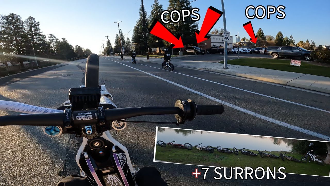 SURRON RIDEOUT ,COPS ,WHEELIES ,COMBOS(ft rex.brazil01) - YouTube