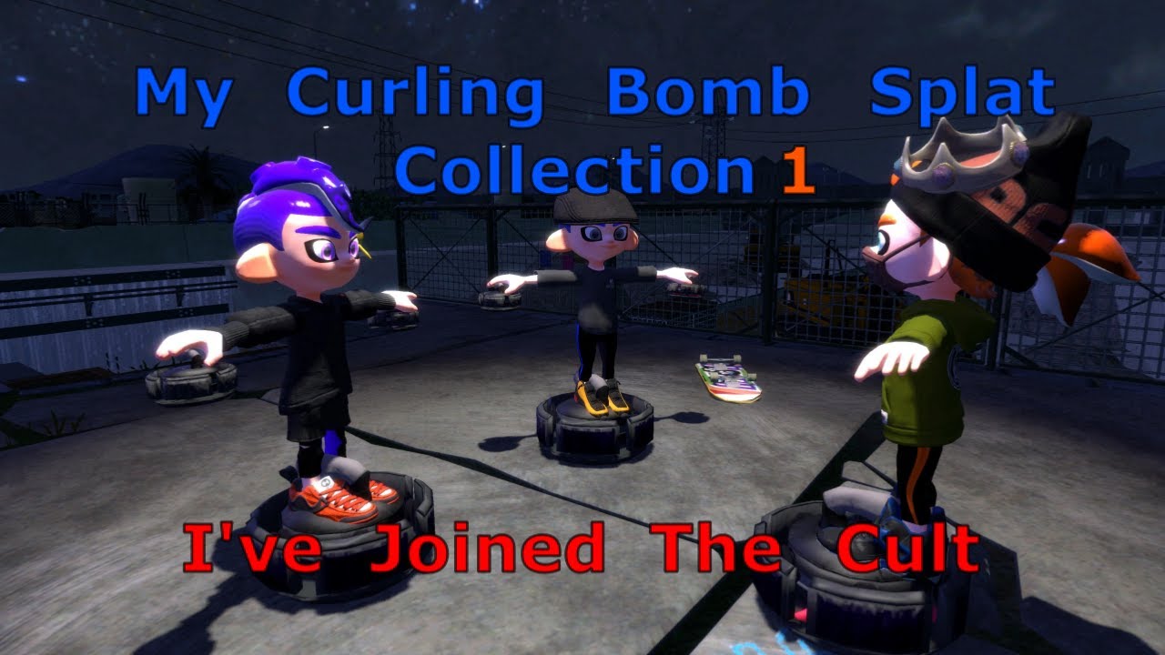 My Curling Bomb Splat Collection - YouTube