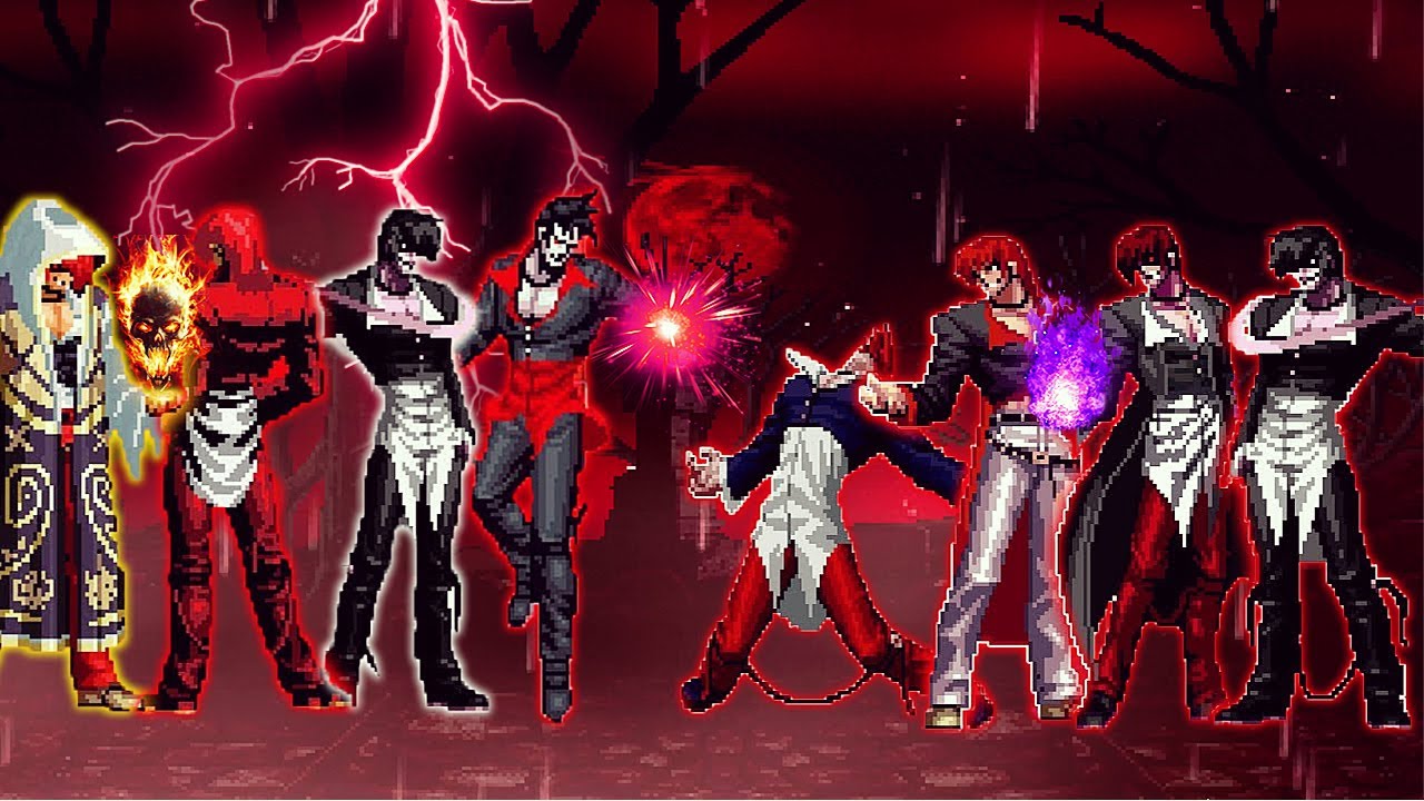 Iori Yagami Vs Dark Iori Yagami Team | Mugen Fighters | KOF Mugen - YouTube