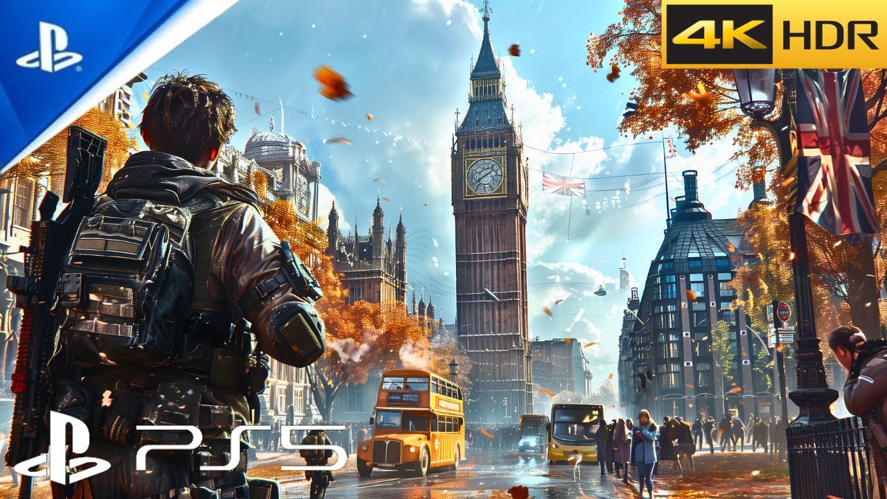 LONDON IS UNDER ATTACK (PS5) Immersive ULTRA Realistic Graphics ...