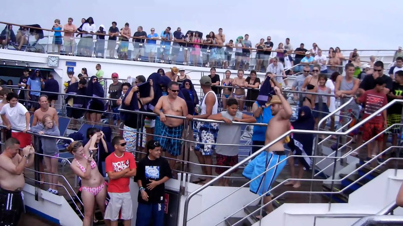 Hairy Chest Contest- Carnival Victory Cruise 2010 - YouTube