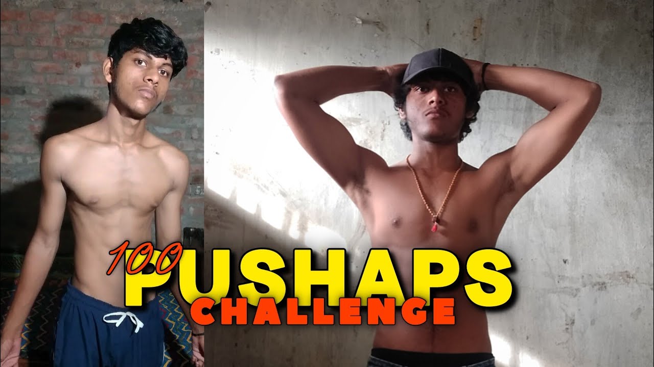 15 days 100 pushups challenge || Body transformation video || # ...