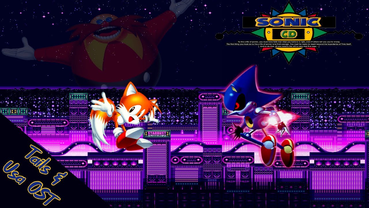 Sonic CD Tails playthrough with USA ost - YouTube