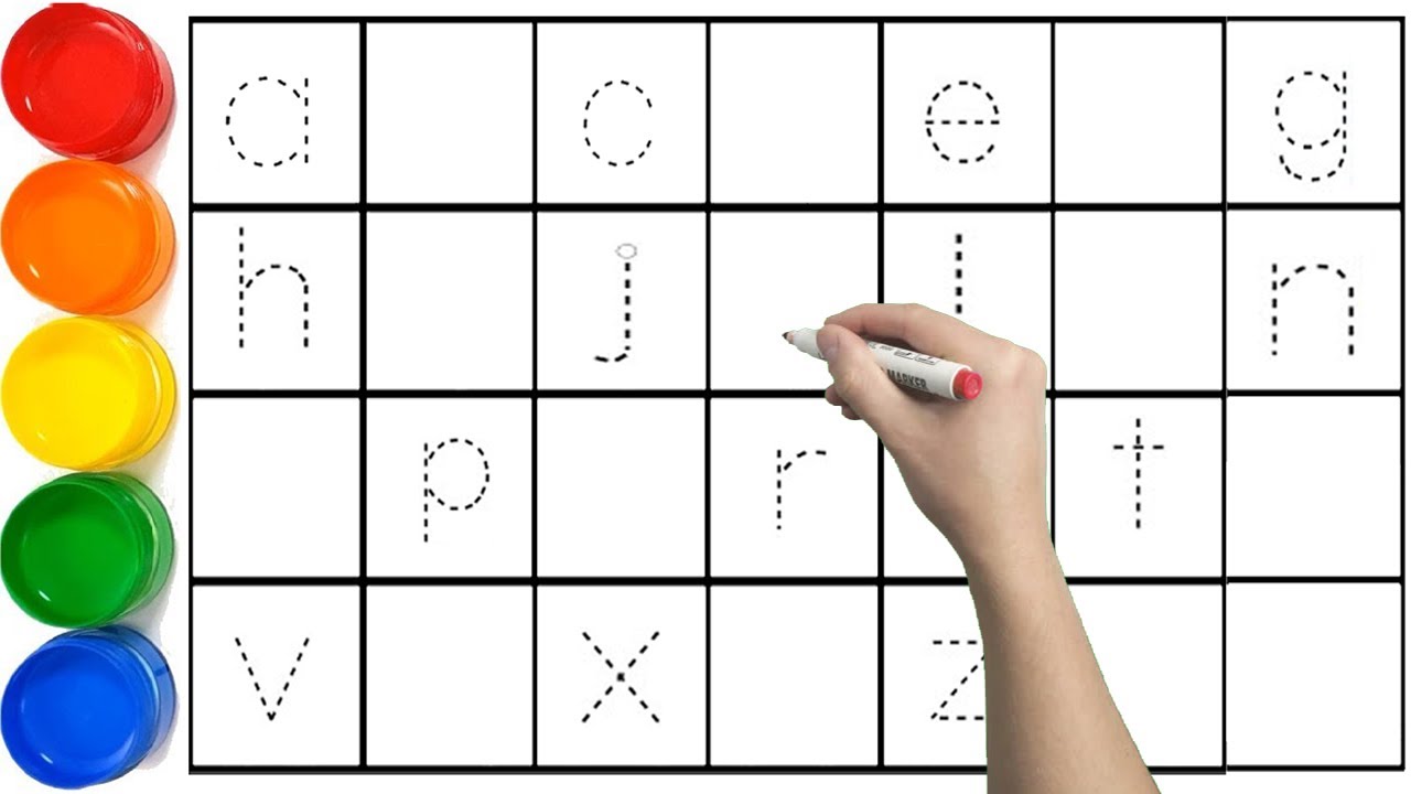 Learn Small LETTERS for Kids | How to Write & Read abc All the Letters ...