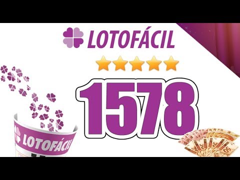 LotoFácil: Resultado do Sorteio 1578 Realizado Dia 27/10/2017