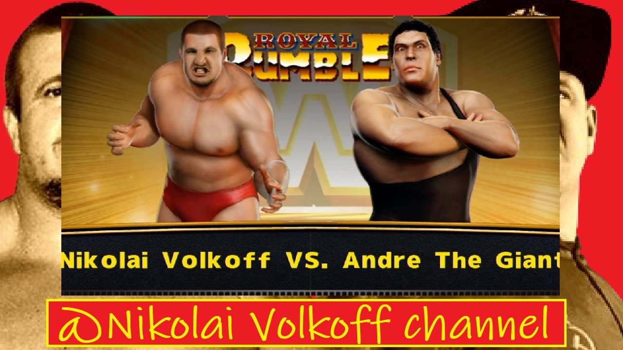 WWE Legends of Wrestlemania | Nikolai Volkoff vs. André the Giant - YouTube