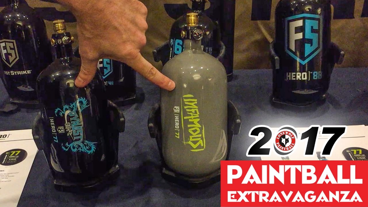 First Strike FS Hero Tanks | 2017 Paintball Extravaganza | Lone Wolf ...