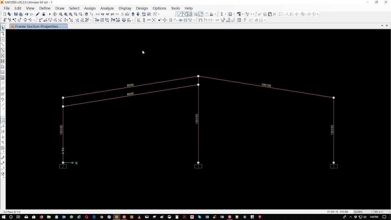 how to learn sap2000 v20 design steel structure - YouTube