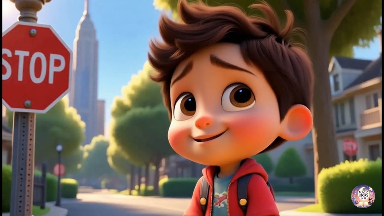 🎵🚸 Road Safety Song: STOP, LOOK, AND LISTEN! 🚦 - YouTube
