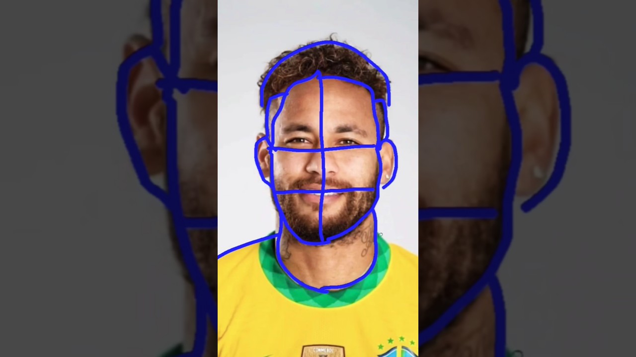 How to draw JR NEYMAR 🔥 - YouTube