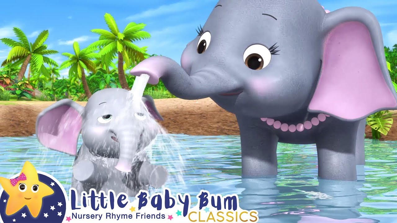 5 Elephants Having A Wash | Little Baby Bum Animal Club | Fun Songs for ...