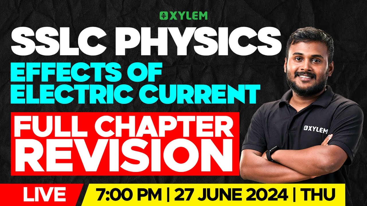 SSLC Physics | Effects Of Electric Current - Full Chapter Revision ...