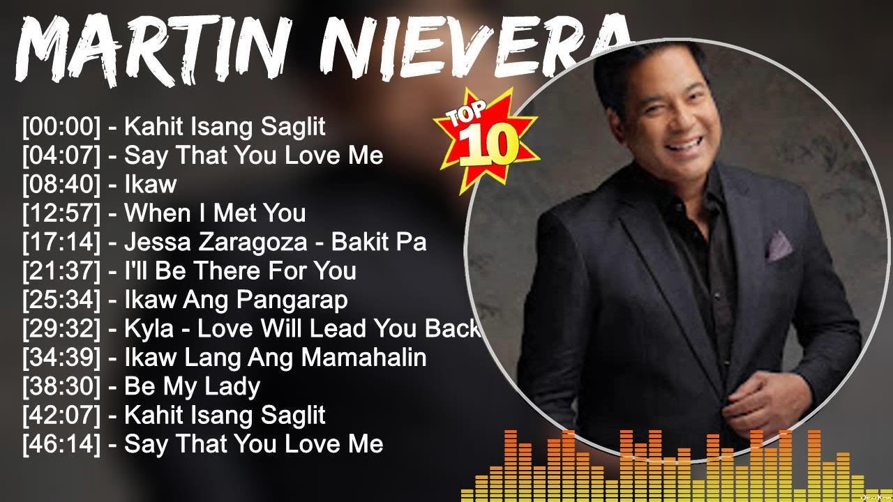 Martin Nievera OPM Hits 🎵 Filipino Music Legends - YouTube