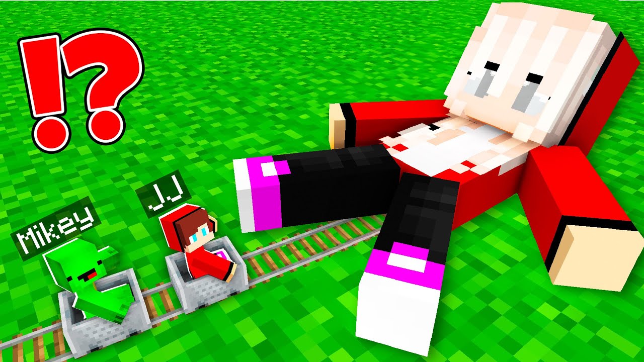 JJ and Mikey FOUND a SECRET BASE inside Mikey`s Girl in Minecraft - Maizen - YouTube