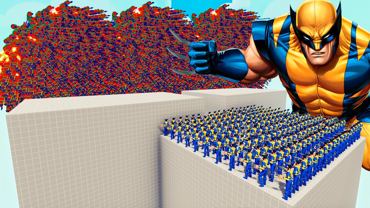 100x WOLVERINE + 1x GIANT vs EVERY GOD - Totally Accurate Battle ...