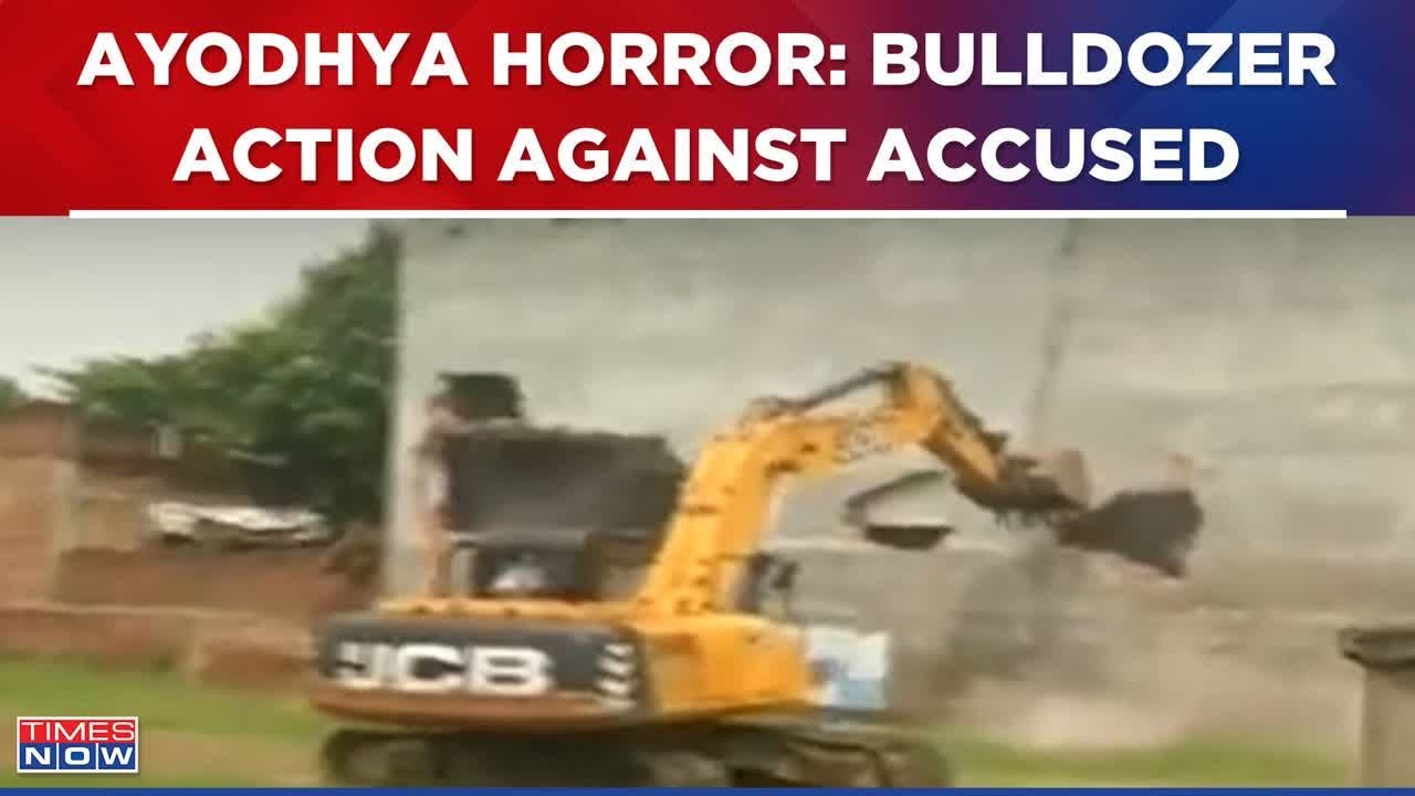 Ayodhya Horror: Bulldozer Action Against Accused SP Leader Moeed Khan ...