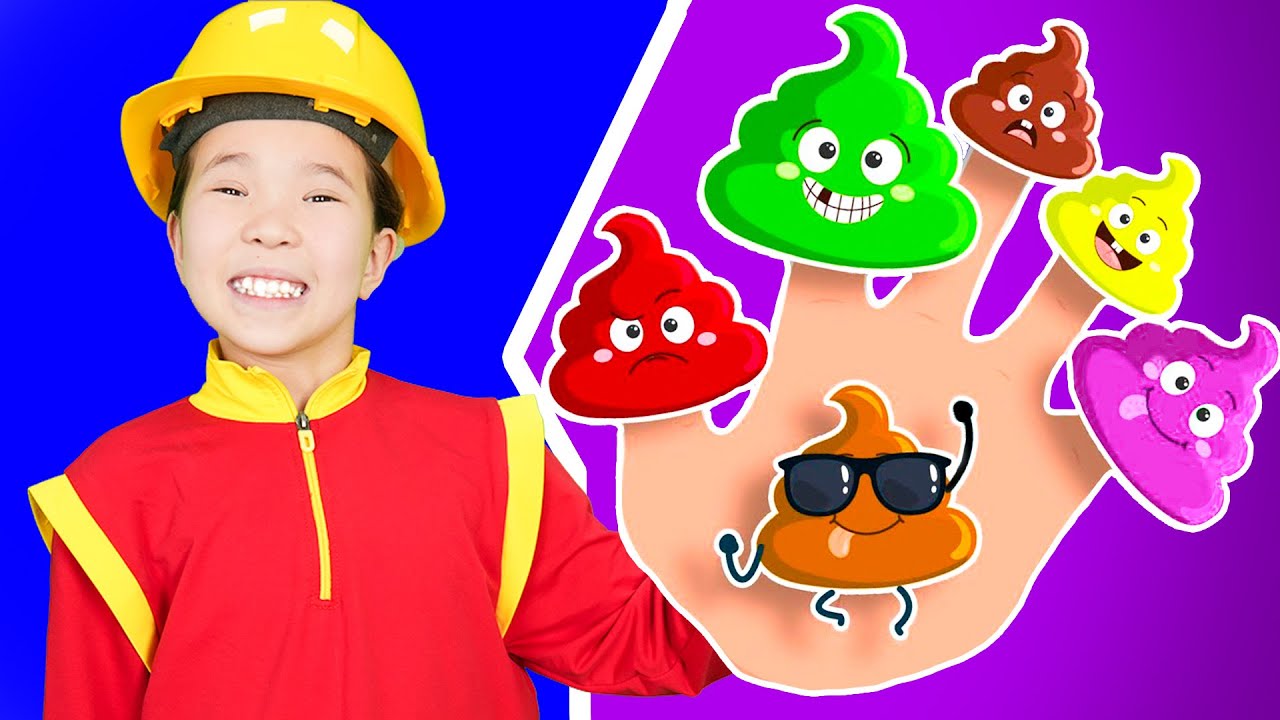 Poop Finger Family 💩🖐 | Kids Songs | Yummy Kids - YouTube