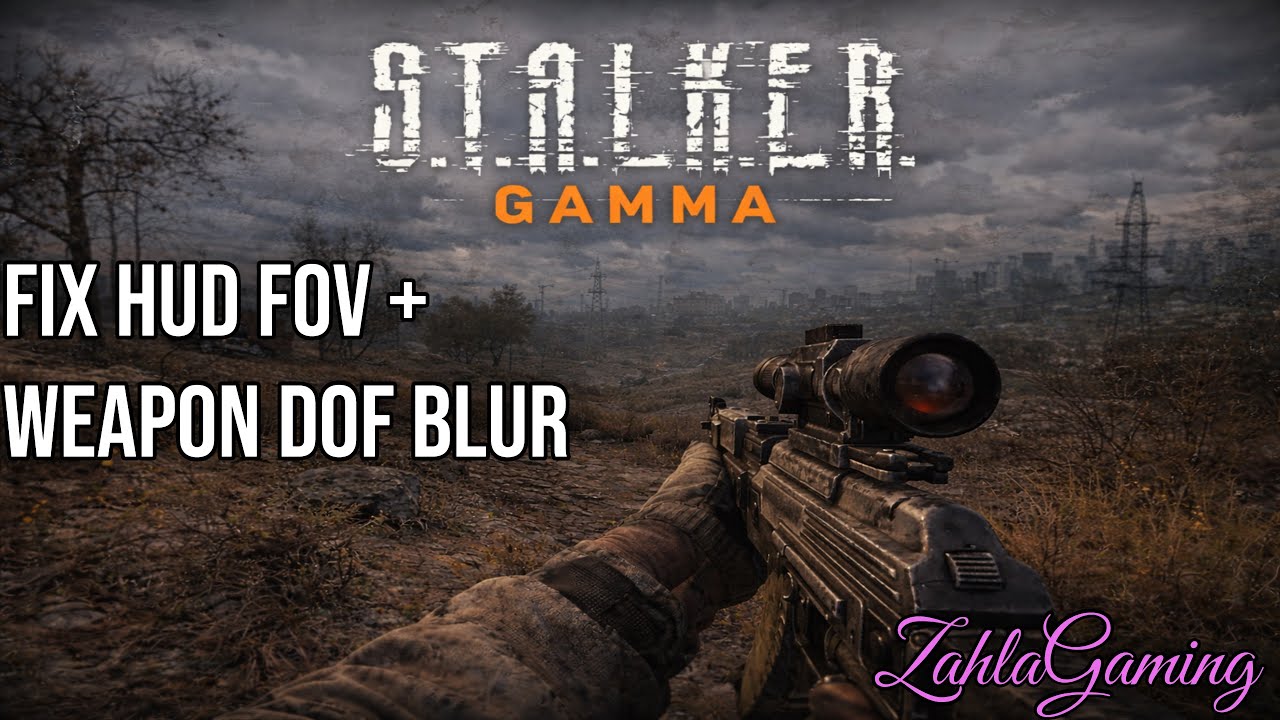 S.T.A.L.K.E.R. GAMMA 0.9.1 ☢️: Fix HUD FOV + Weapon DOF Blur 🔧 ...