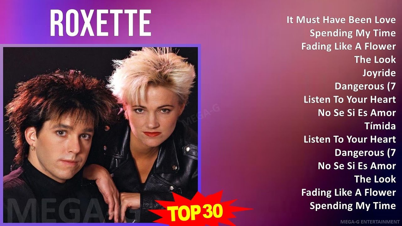 R o x e t t e 2024 MIX Greatest Hits Collection ~ 1980s music, Swedish ...