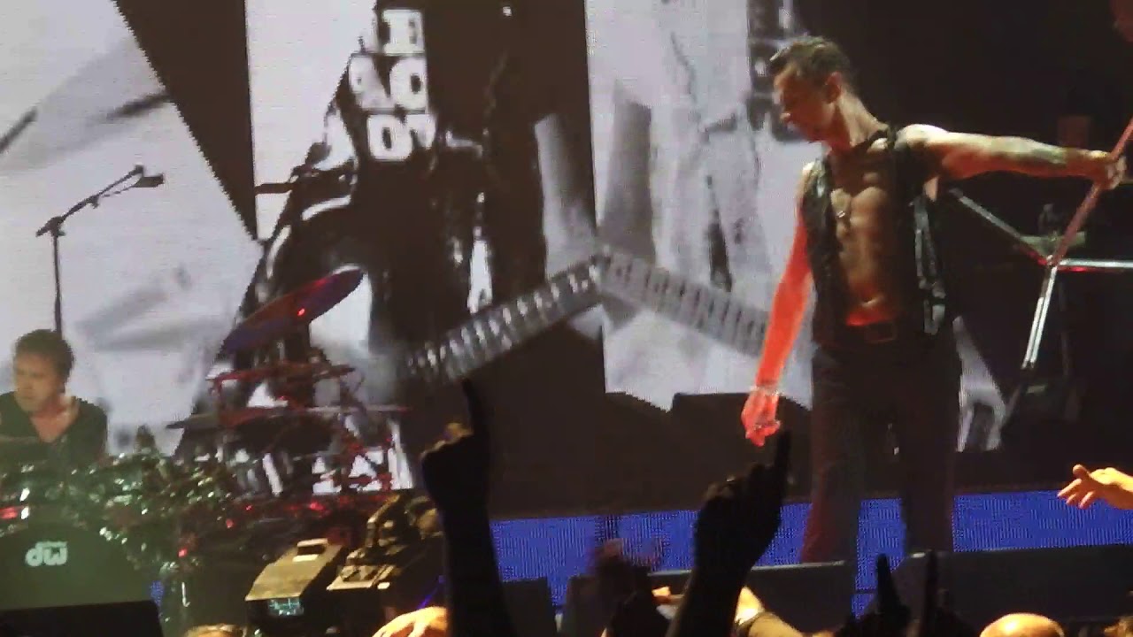 Depeche Mode - A Question Of Time - live paris bercy 2014 France - YouTube