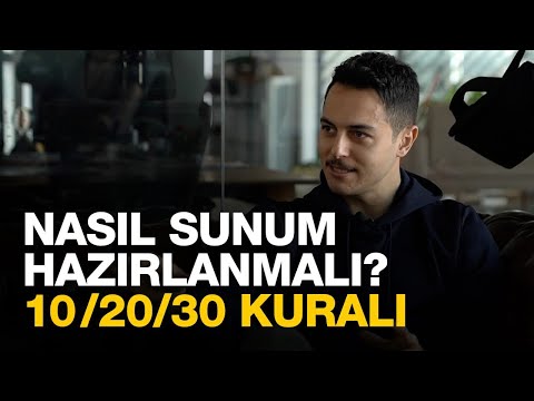 Nasıl sunum hazırlanmalı? 10/20/30 Kuralı | Kısa ve Öz 186