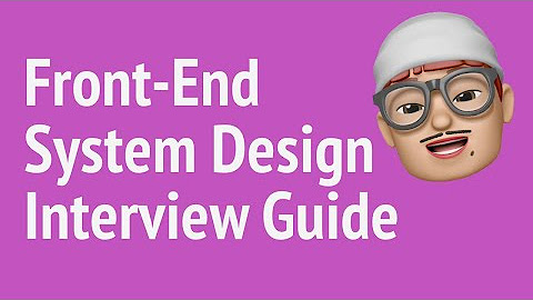 Front-End System Design Tips - YouTube